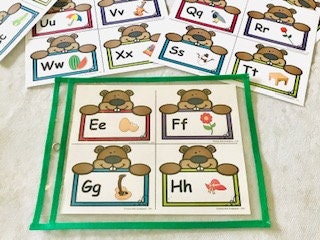 Alphabet Play Dough Mats, Groundhog Day Theme, Toddlers Preschool ...