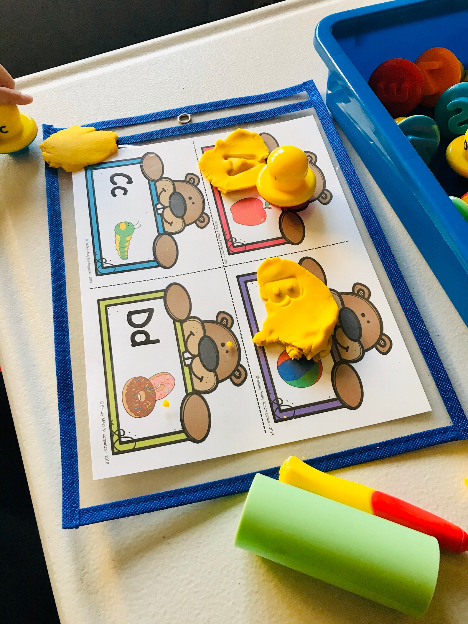 Alphabet Play Dough Mats, Groundhog Day Theme, Toddlers Preschool ...