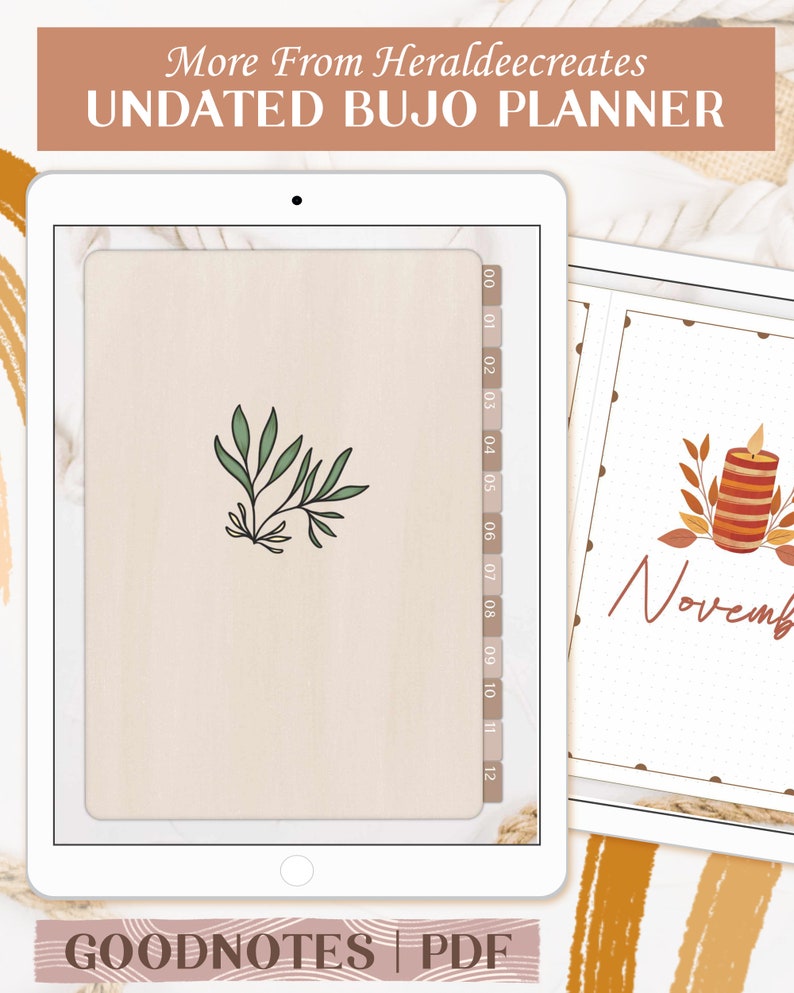 Hand Drawn BOHO Digital Stickers Digital Planner Stickers - Etsy