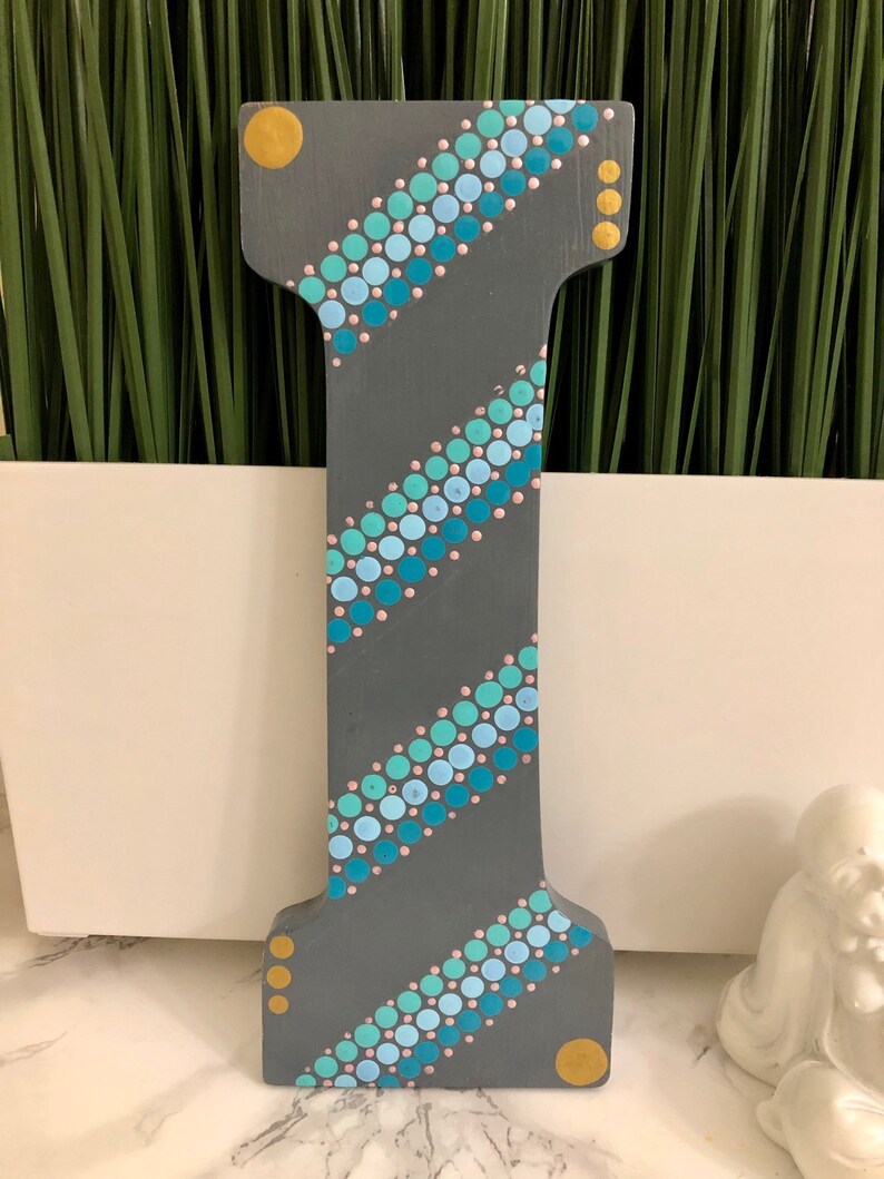Letter ‘I’ Dot Decor - Etsy