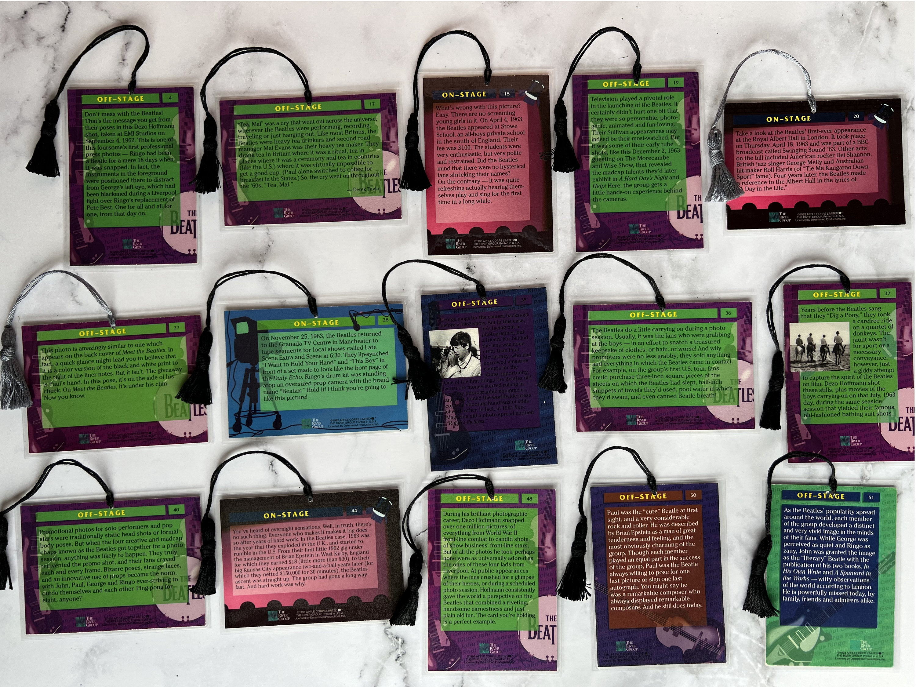 Beatles Bookmarks Album Covers Upcycled Trading Cards - Etsy