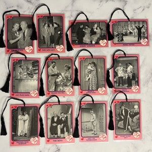 I Love Lucy Bookmarks || Upcycled Trading Cards || Handmade Gifts ...
