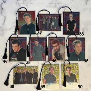 NSYNC Bookmarks || Upcycled Trading Cards || Millennial || Justin ...