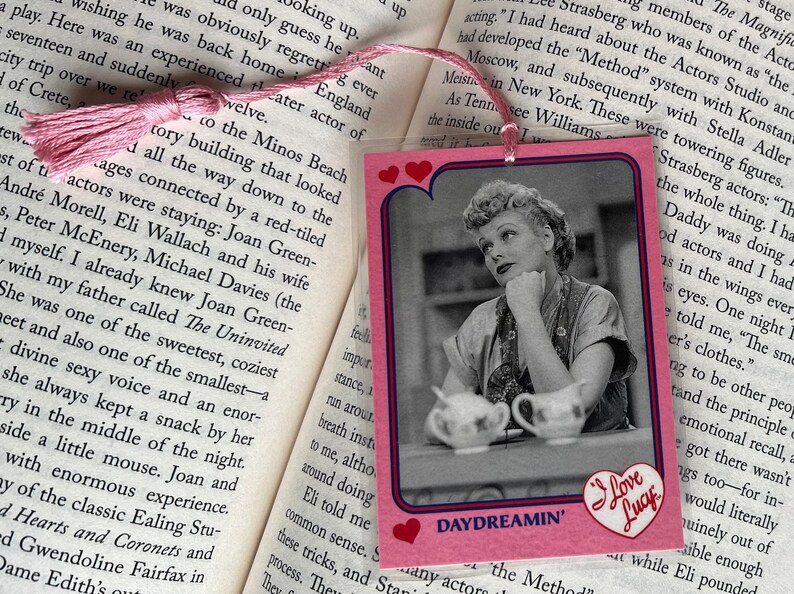 I Love Lucy Bookmarks Upcycled Trading Cards Handmade | Etsy