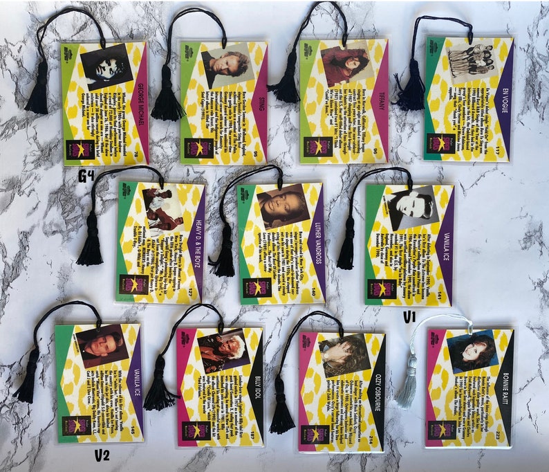 Musician Bookmarks 90s Music Super Stars Musicians - Etsy