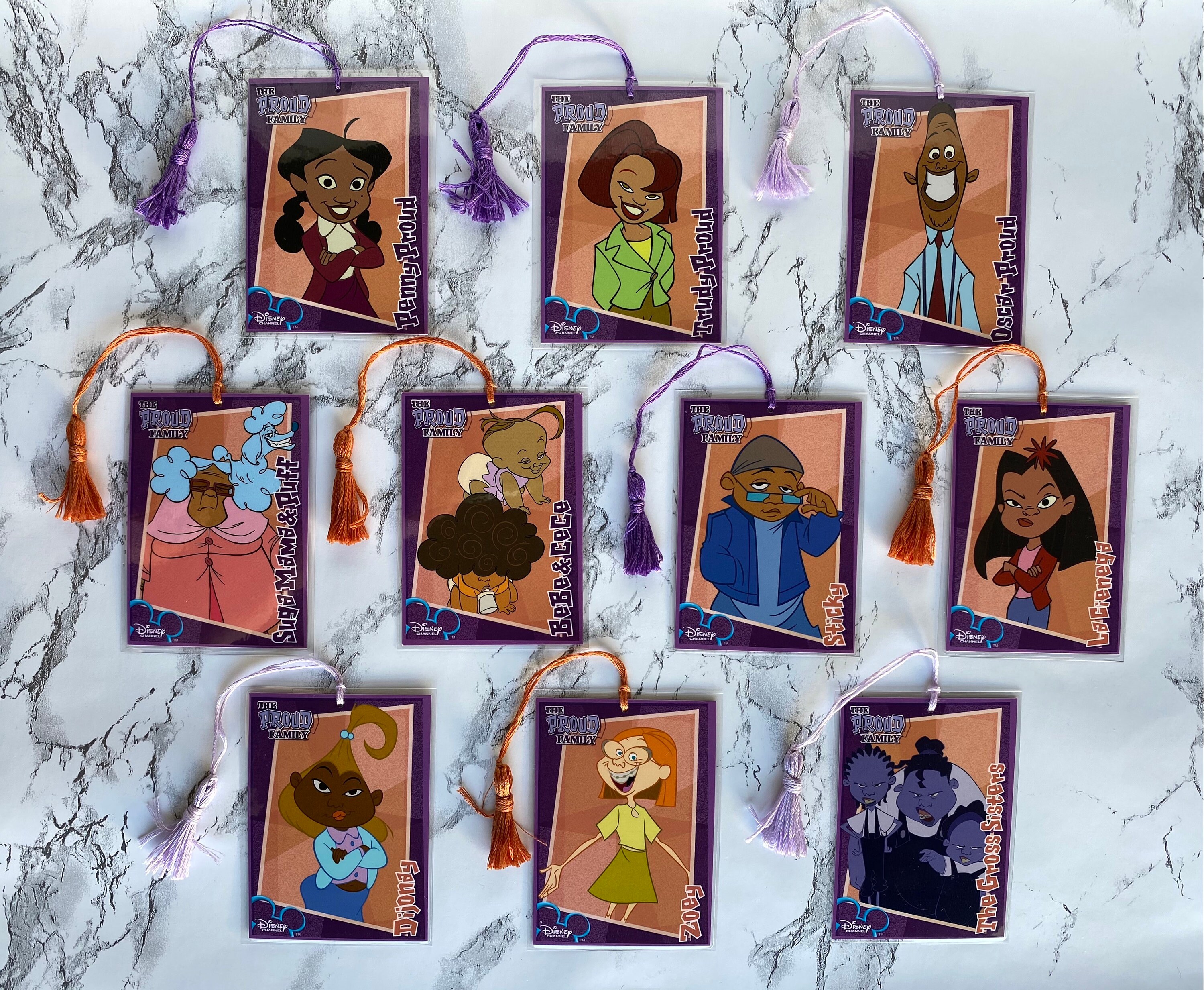 Proud Family Bookmarks Disney Gifts Upcycled Trading - Etsy