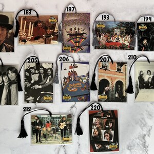 Beatles Bookmarks Album Covers Upcycled Trading Cards Handmade John ...