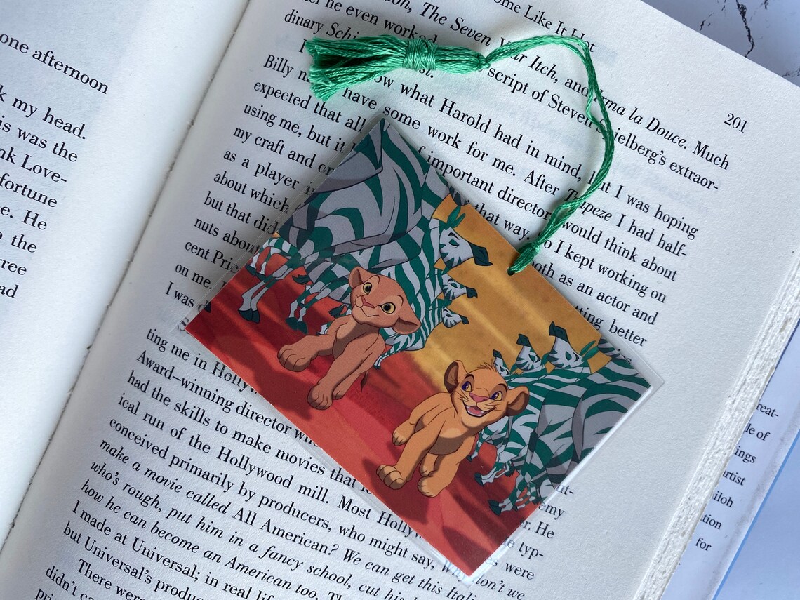 The Lion King Bookmarks Disney Gifts Upcycled Trading - Etsy