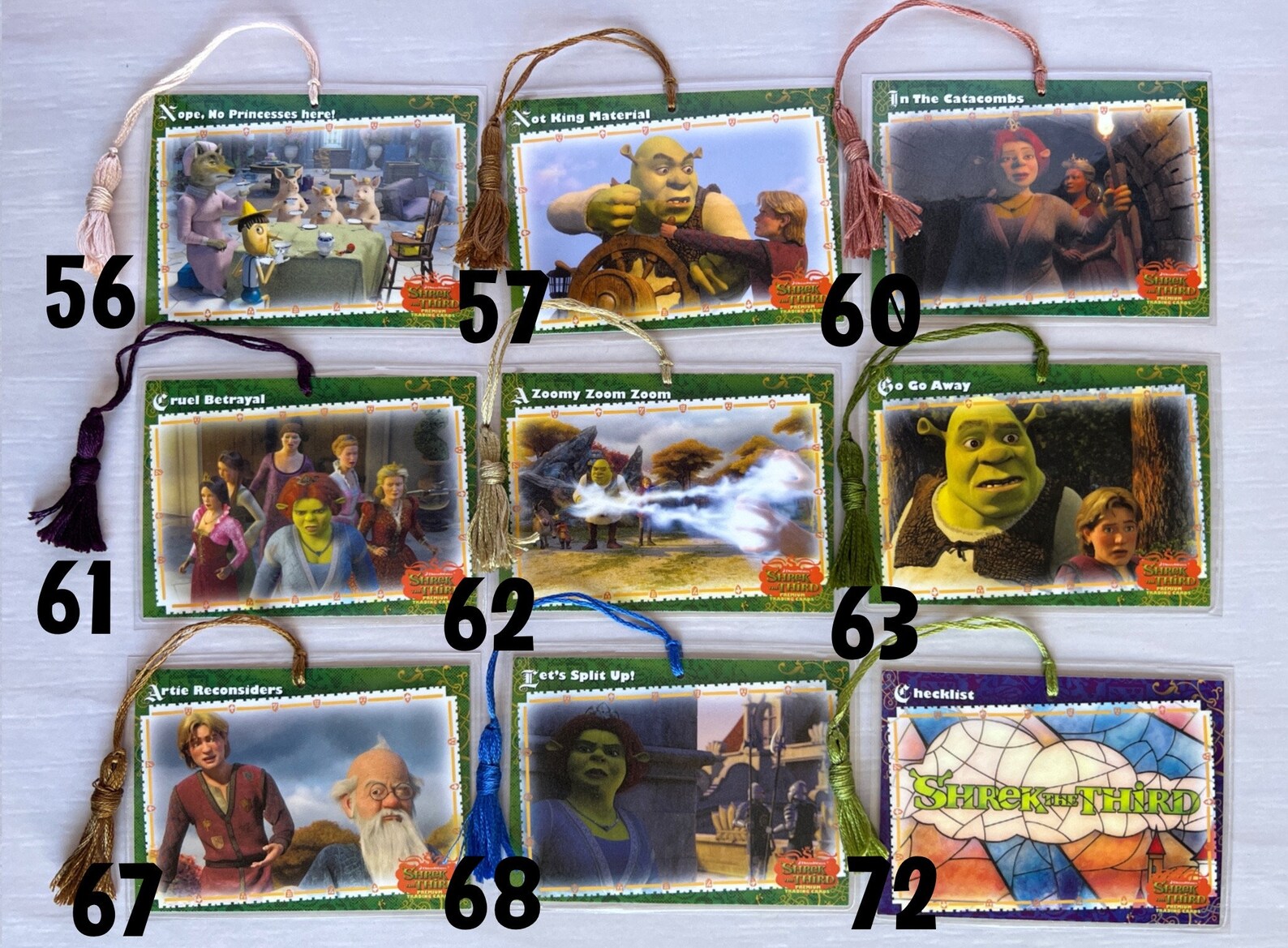 Shrek the Third Bookmarks Various Designs Shrek - Etsy