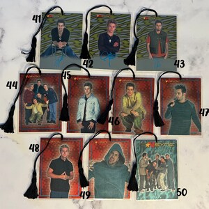 NSYNC Bookmarks || Upcycled Trading Cards || Millennial || Justin ...