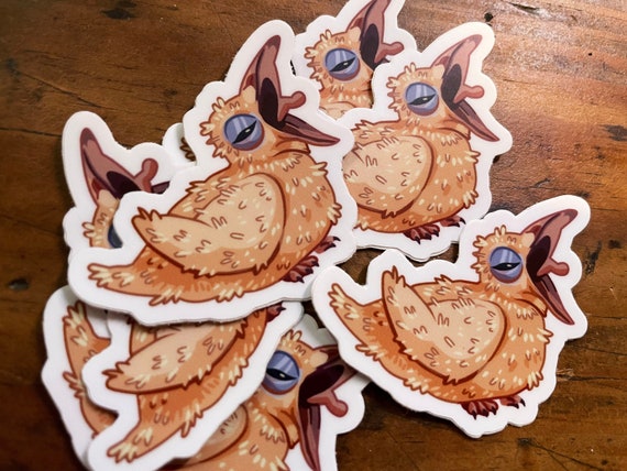 Squeaker Pigeon Vinyl Sticker - Etsy