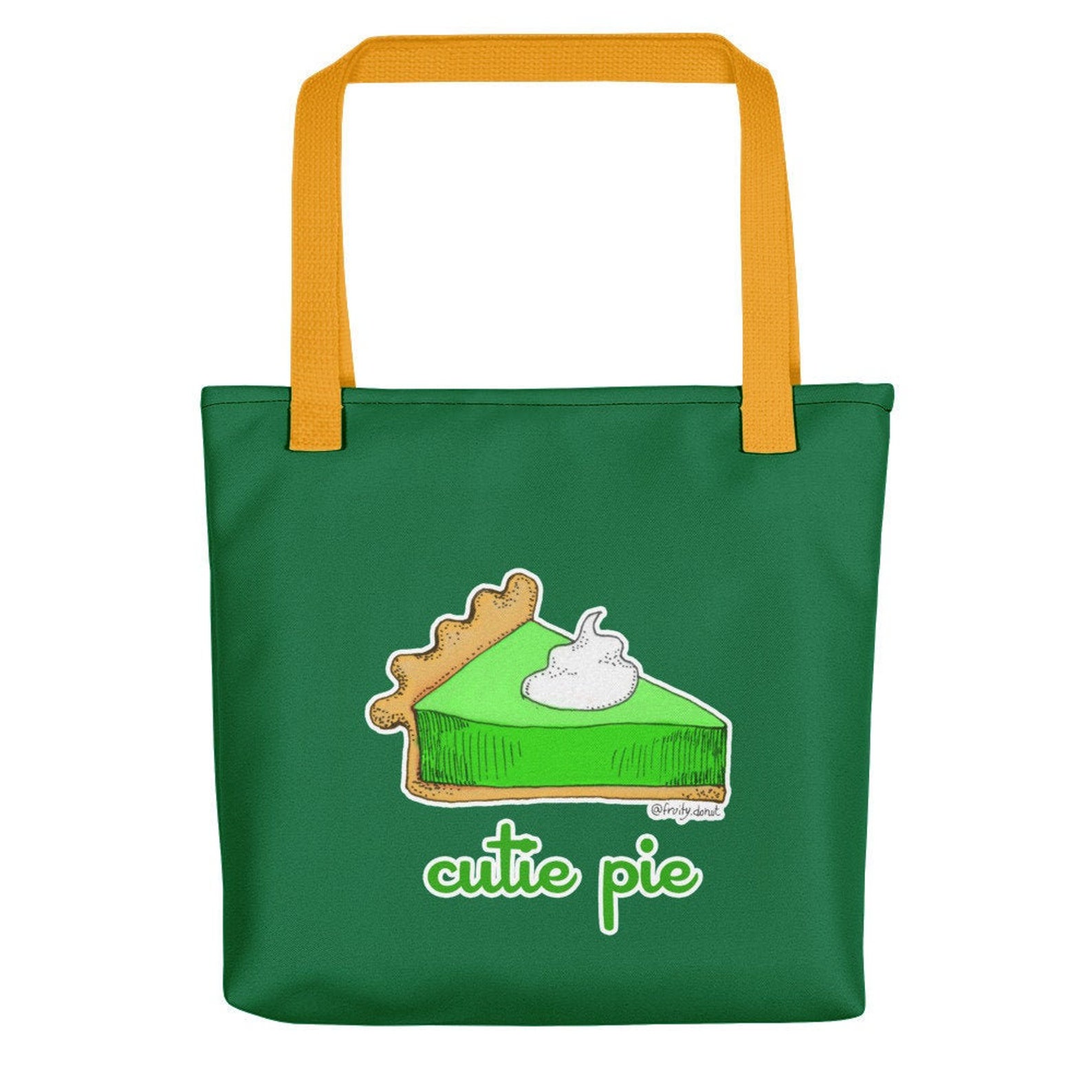Key Lime Pie Tote Bag/ Key Lime Pie/ Cutie Pie/ Cute Tote - Etsy