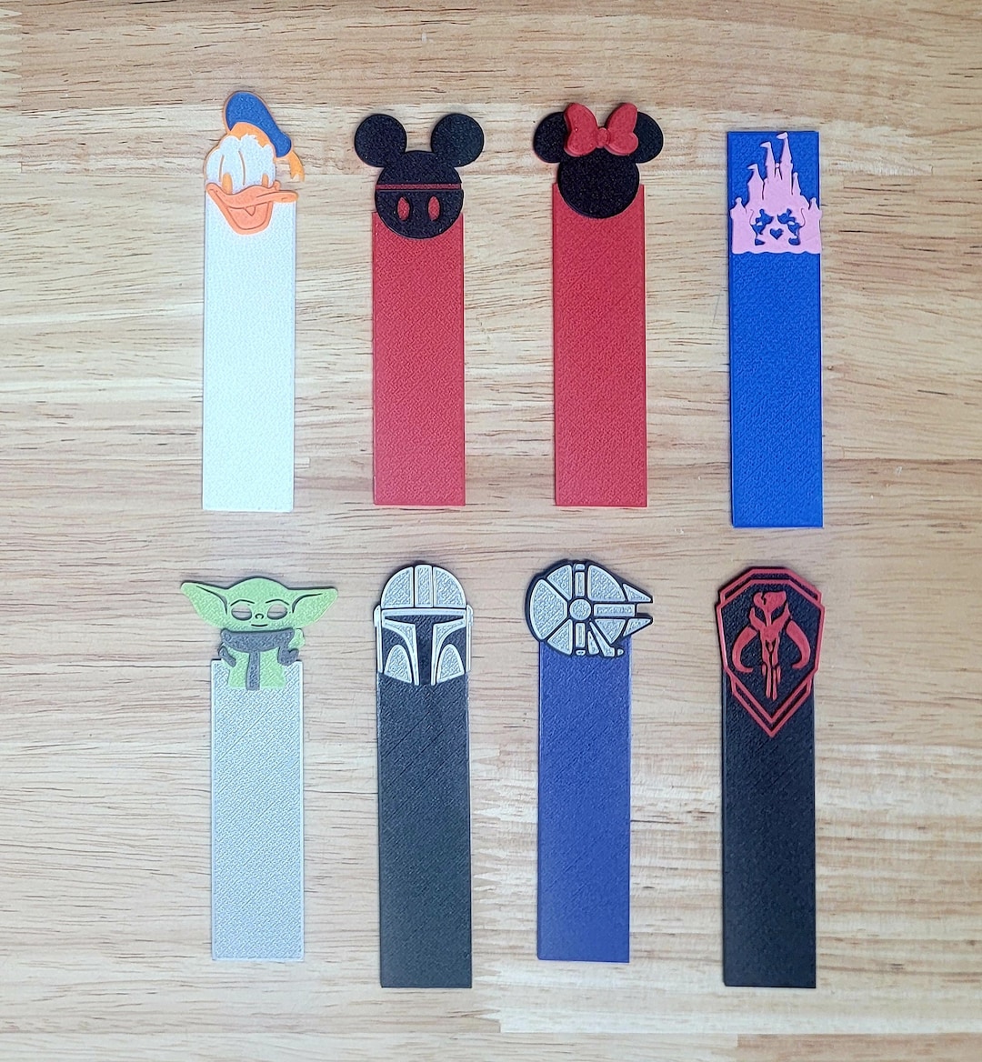 Disney Inspired 3D Printed Bookmark | Kids Bookmark | Fun Bookmarks - Etsy