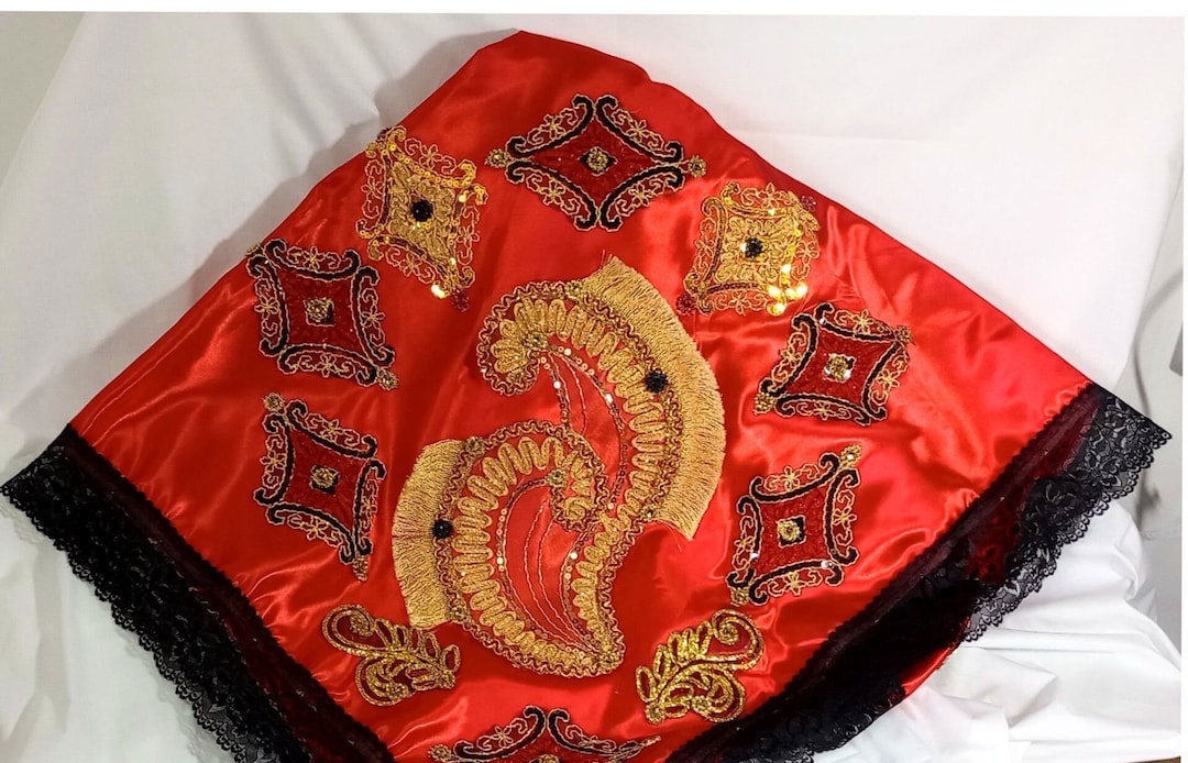 Elegua Santería / Altar Cloth for the Orishas Approx. 40x40 - Etsy