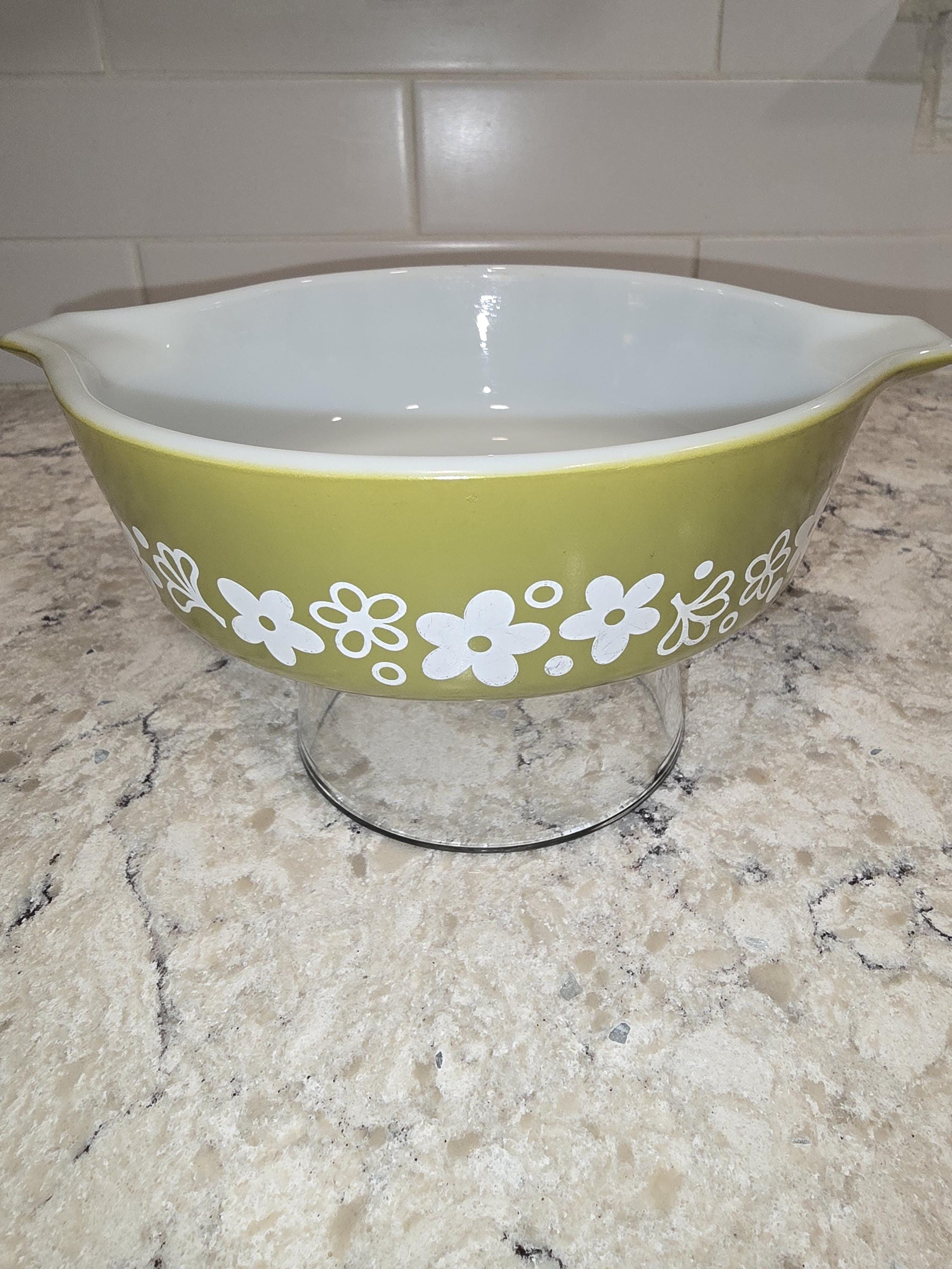 Vintage Pyrex 1 Pt. Cinderella Casserole Dish, Pyrex Spring Blossom ...