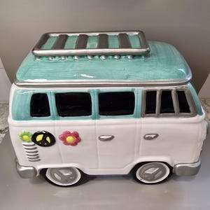 Vintage 1997 VW Volkswagen Bus / Van Cookie Jar by Lotus - Etsy