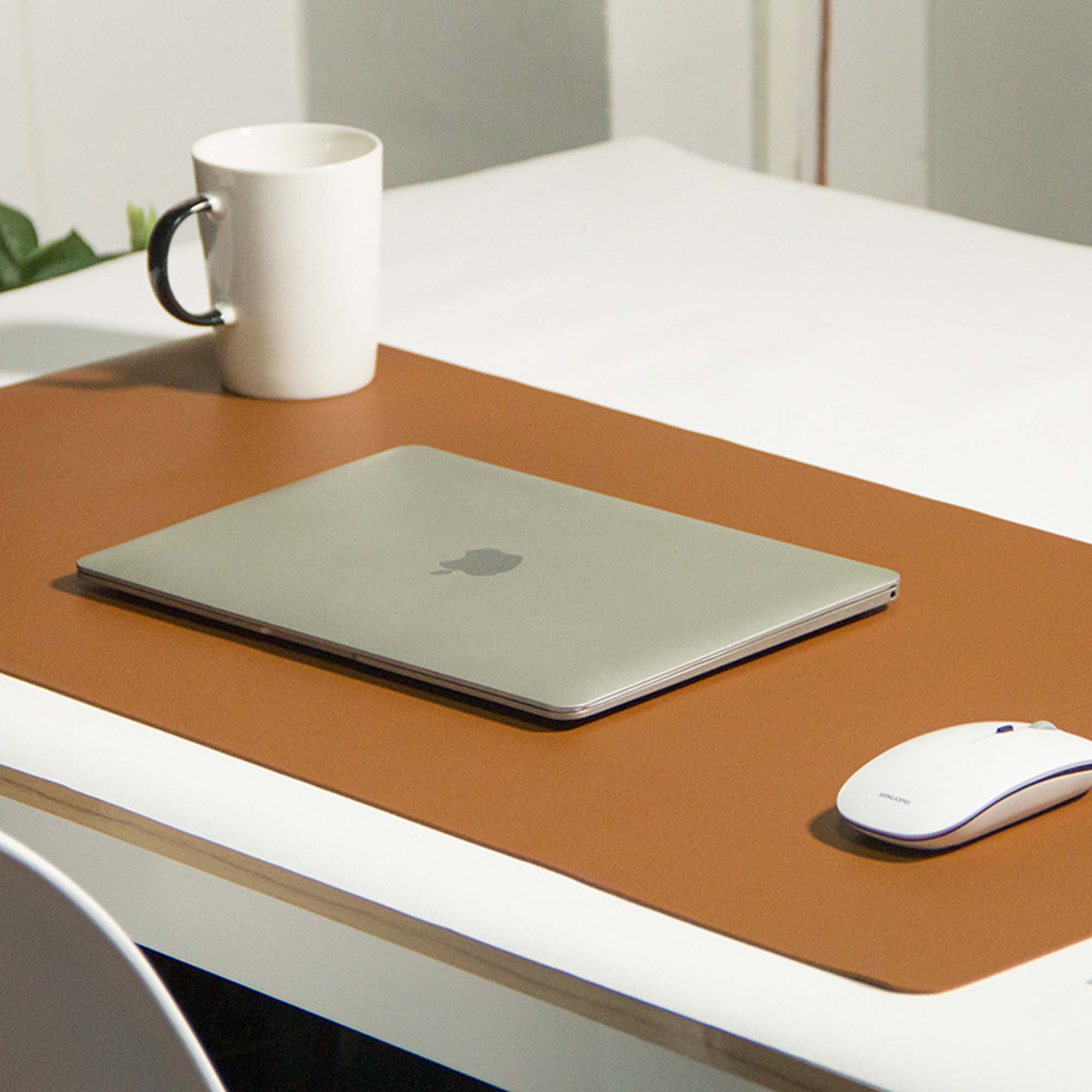 Leather Large Office Mouse Pad Office & Home PU Leather Mouse | Etsy