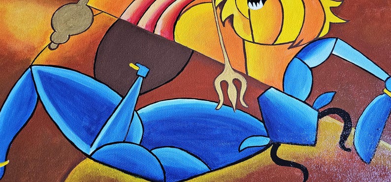 Maa Durga Painting , Navratri , Durga Shakti , Modern Durga Maa ...