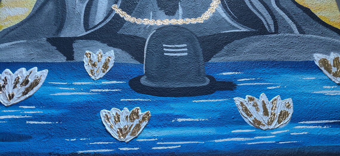 Shiva Adiyogi , Mahadev Modern Contemporary Painting, Indian Art - Etsy
