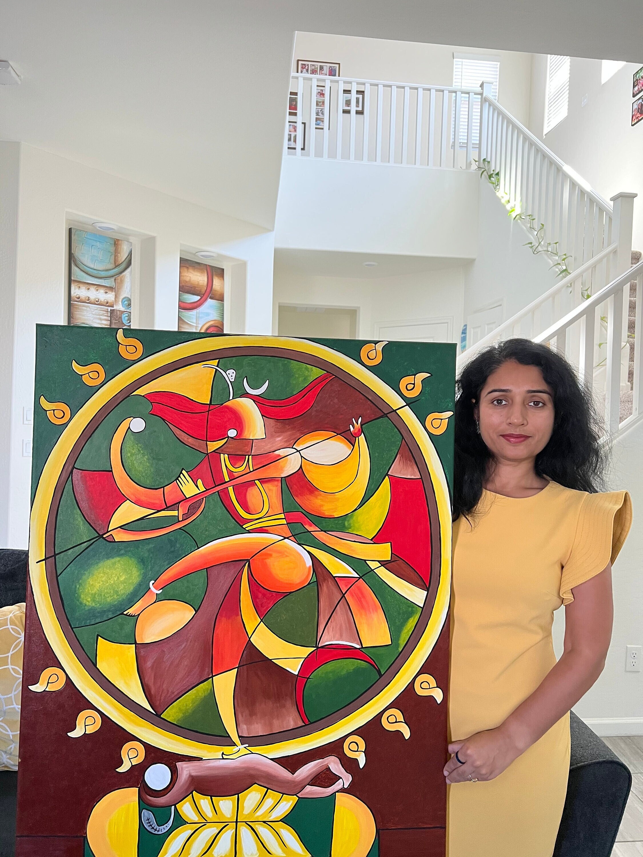 Nataraja Painting Modern Art