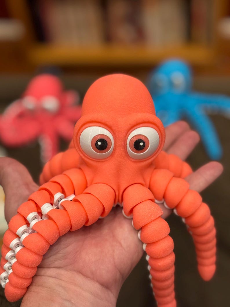 Flexi Octopus 3D Printed Full Customizable Color - High Quality ...