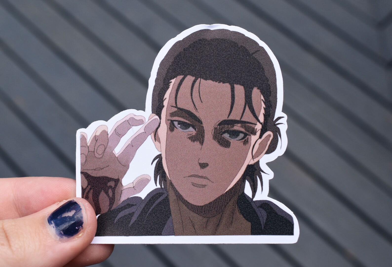 Eren Jaeger Sticker Attack On Titan Sticker AOT Sticker | Etsy