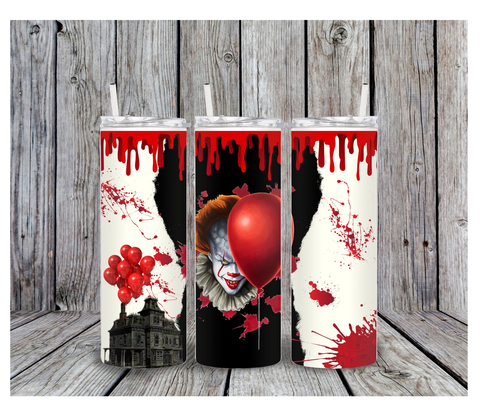 Pennywise It Clown Tumbler Wrap PNG- Sublimation - Etsy