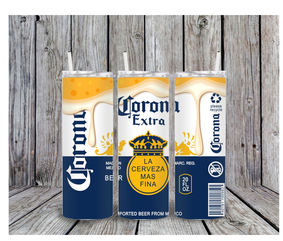 Corona Extra Beer Tumbler Wrap Png-sublimation - Etsy