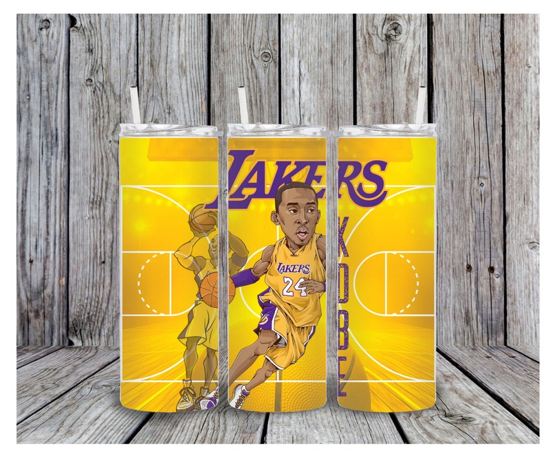 Lakers Basketball Cartoon Wrap-sublimation - Etsy