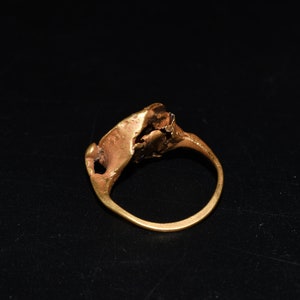 Genuine Ancient Roman Gold Ring With Carnelian Stone Bezel Ca. - Etsy