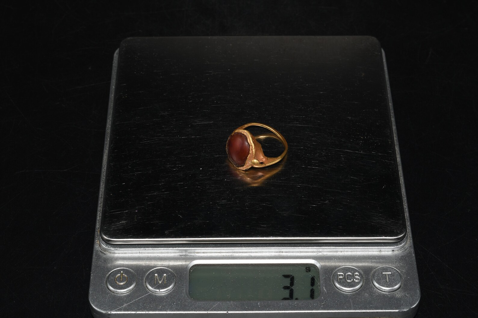 Genuine Ancient Roman Gold Ring With Carnelian Stone Bezel Ca. - Etsy