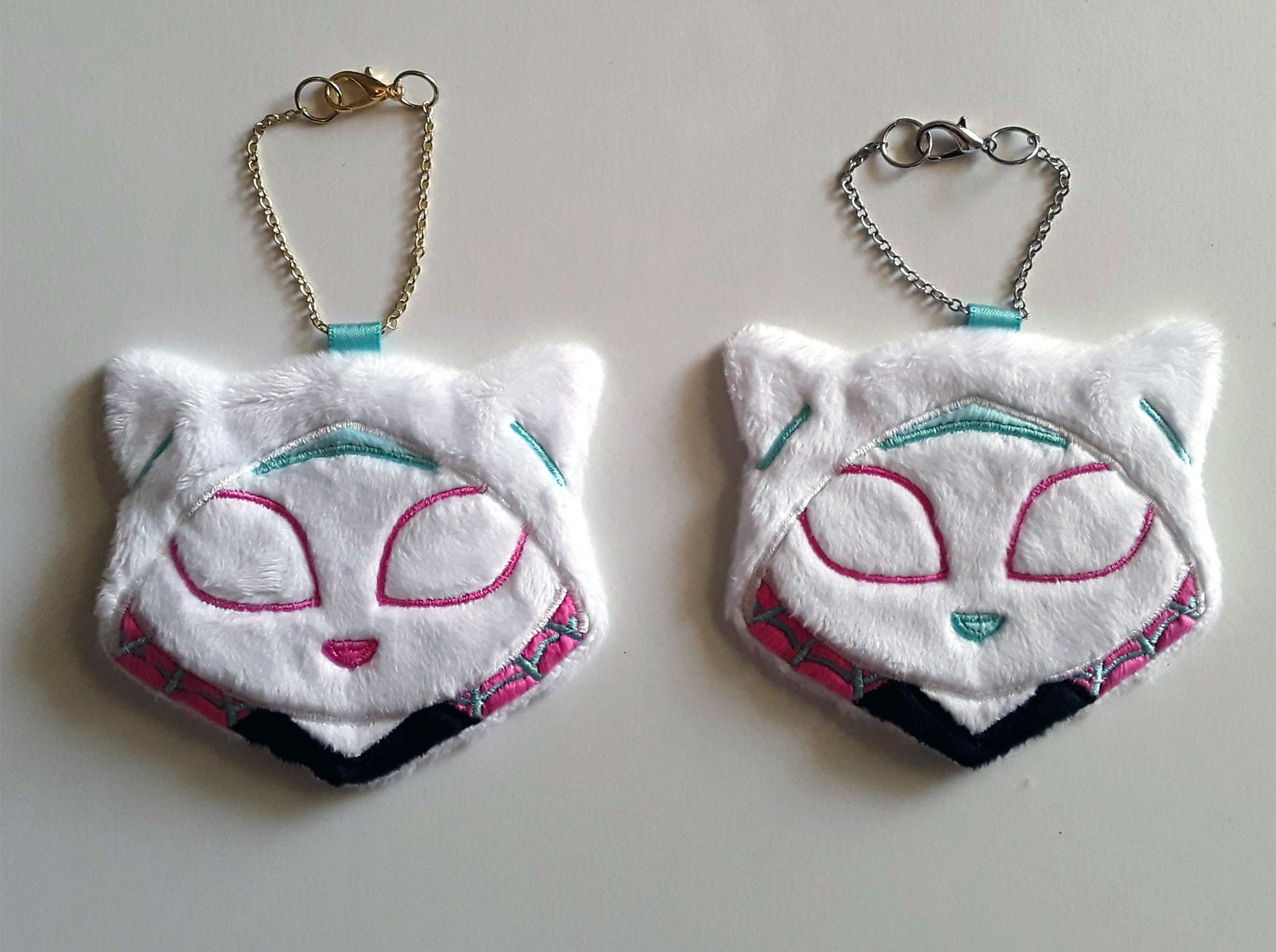 Kitty Spider Gwen Spider-man / Spiderverse Embroidered Plush - Etsy