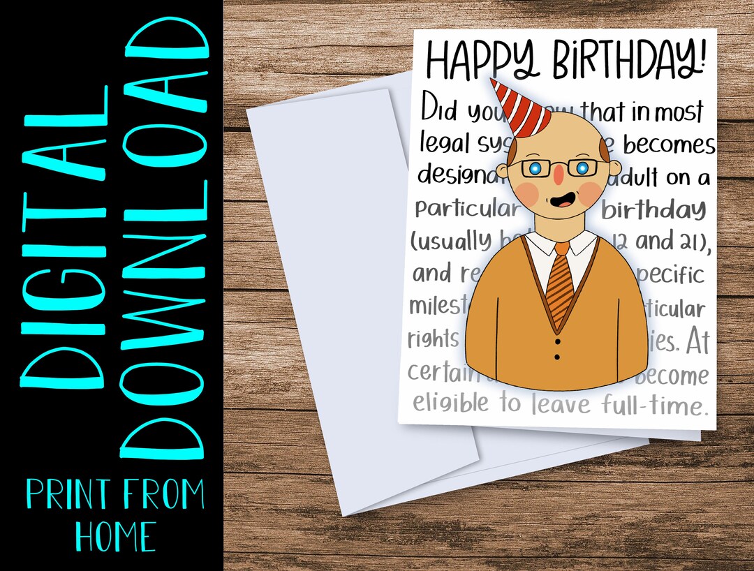 PRINTABLE What We Do in the Shadows Birthday Card - Colin Robinson ...