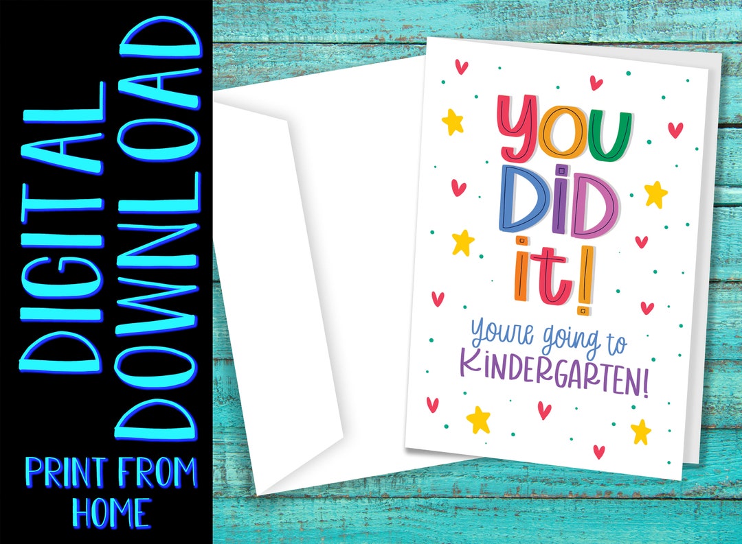 PRINTABLE Preschool Graduation - You're Going to Kindergarten ...