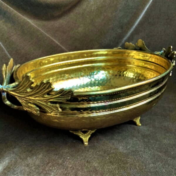 Large Brass Planter Etsy
