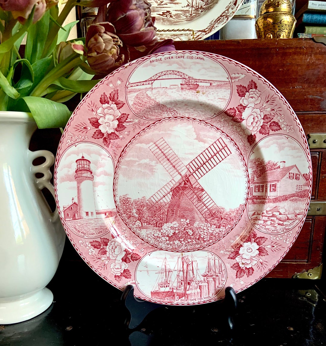 Adams Old English Staffordshire Ware the Cape Cod Dinner Plate - Etsy