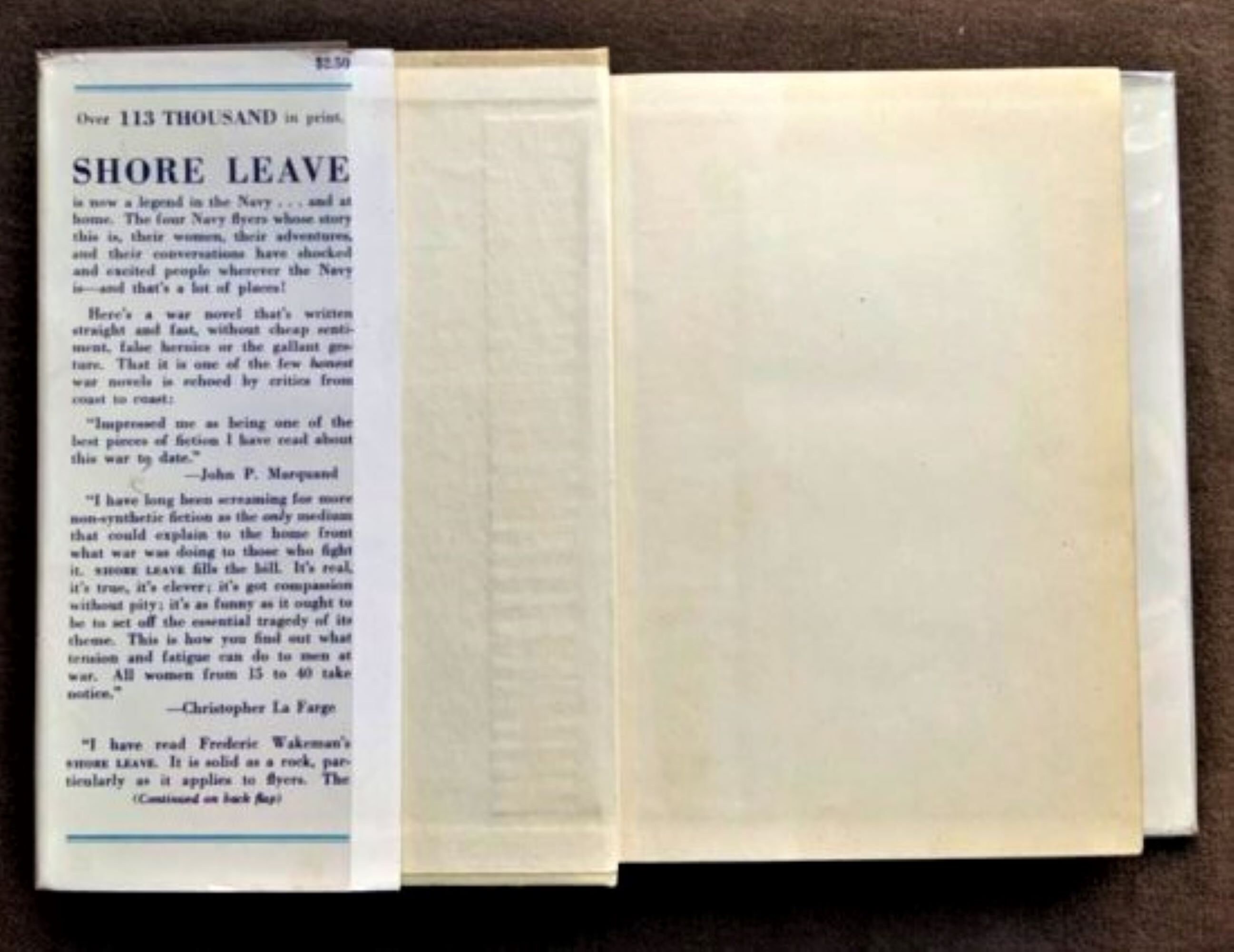 Vintage Shore Leave by Frederic Wakeman 1944 - Etsy