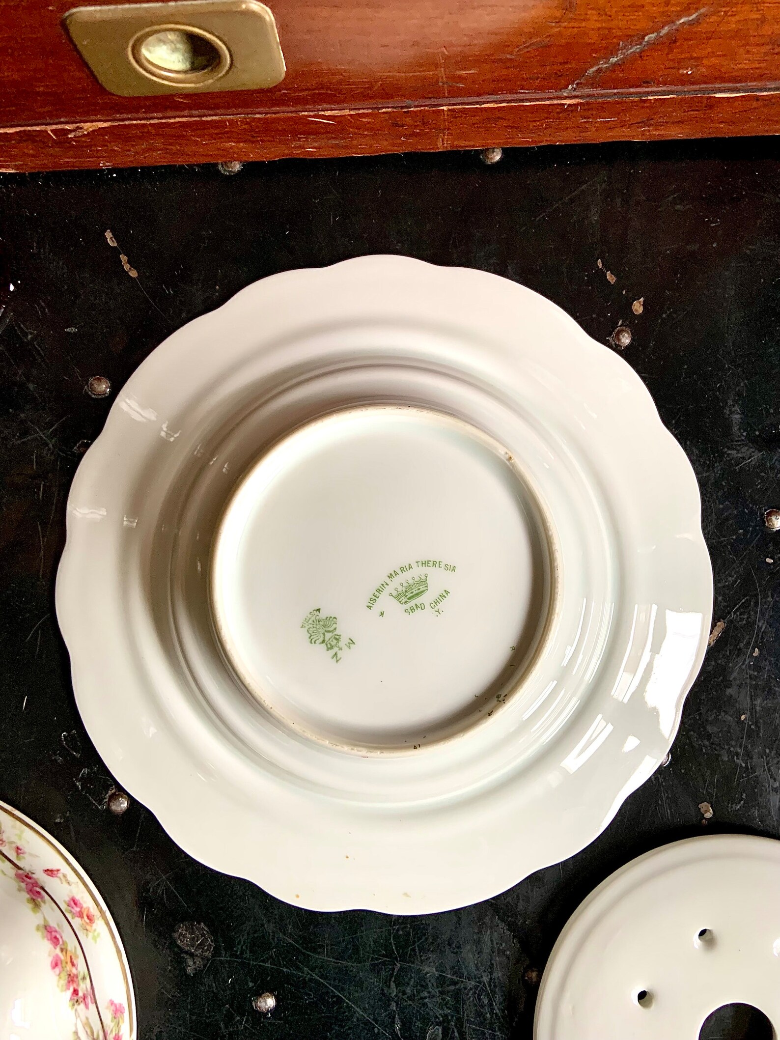 Antique MZ Austria Kaiserin Maria Theresa Lidded Butter Dish With ...
