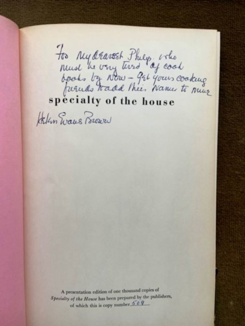 Rare Signed and Inscribed Copy of Vintage Limited Edition | Etsy