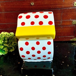 Vintage Annee Goodchild Pottery Porta Portugal Lidded Polka Dot Chicken ...
