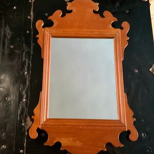 Vintage Chippendale's Style Reproduction Small Wall Mirror - Etsy