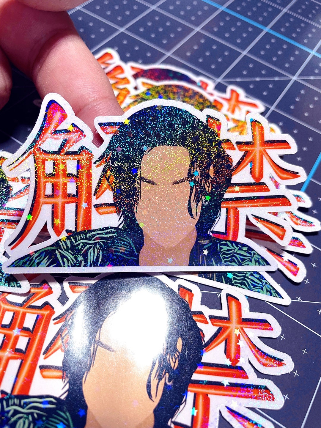 Haegum Agust D Holo Stickers Water Resistant - Etsy
