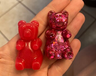 5 Gummy Bear Family Keychain Gummy Bear Colorful Bear Party Favor Bear ...