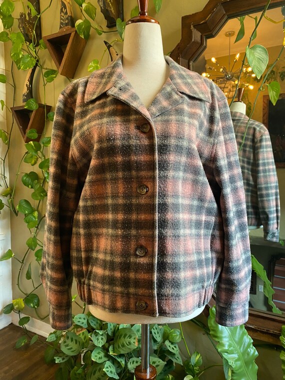 Vintage Pendleton Wool Bomber Jacket | 1990s, plaid, … - Gem