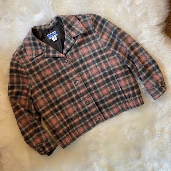 Vintage Pendleton Wool Bomber Jacket | 1990s, plaid, … - Gem