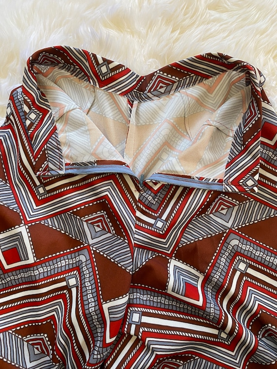 1960s 1970s Ultra Bell Bottom Polyester Pants | M | T… - Gem