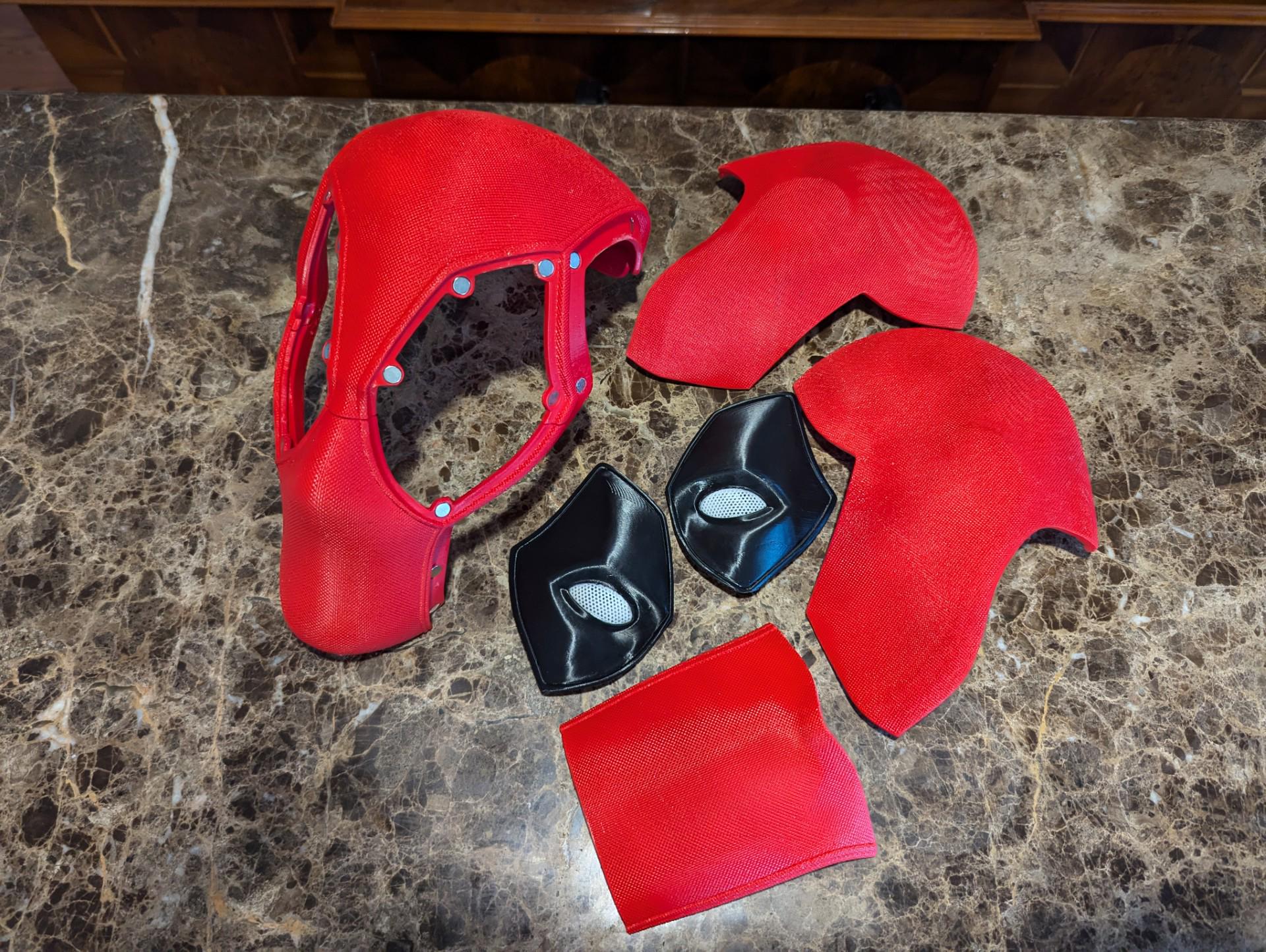 3D Printed Deadpool Mask - Etsy
