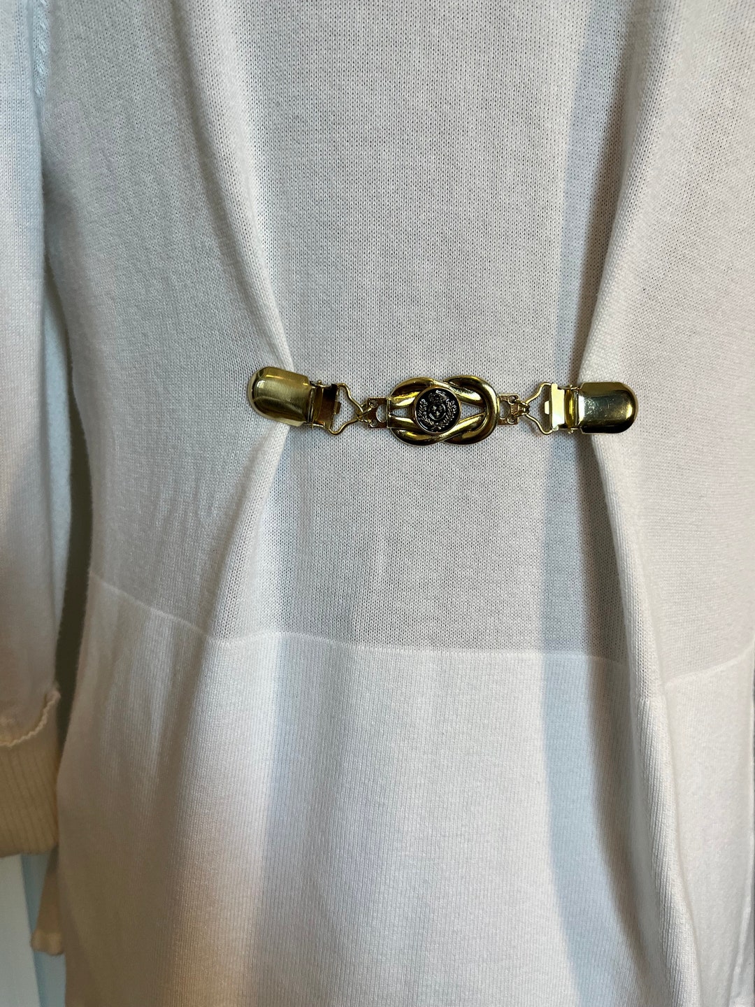 Dress Clips Gold Knot Waist Clip Cardigan Clip Floral Sweater Clip ...