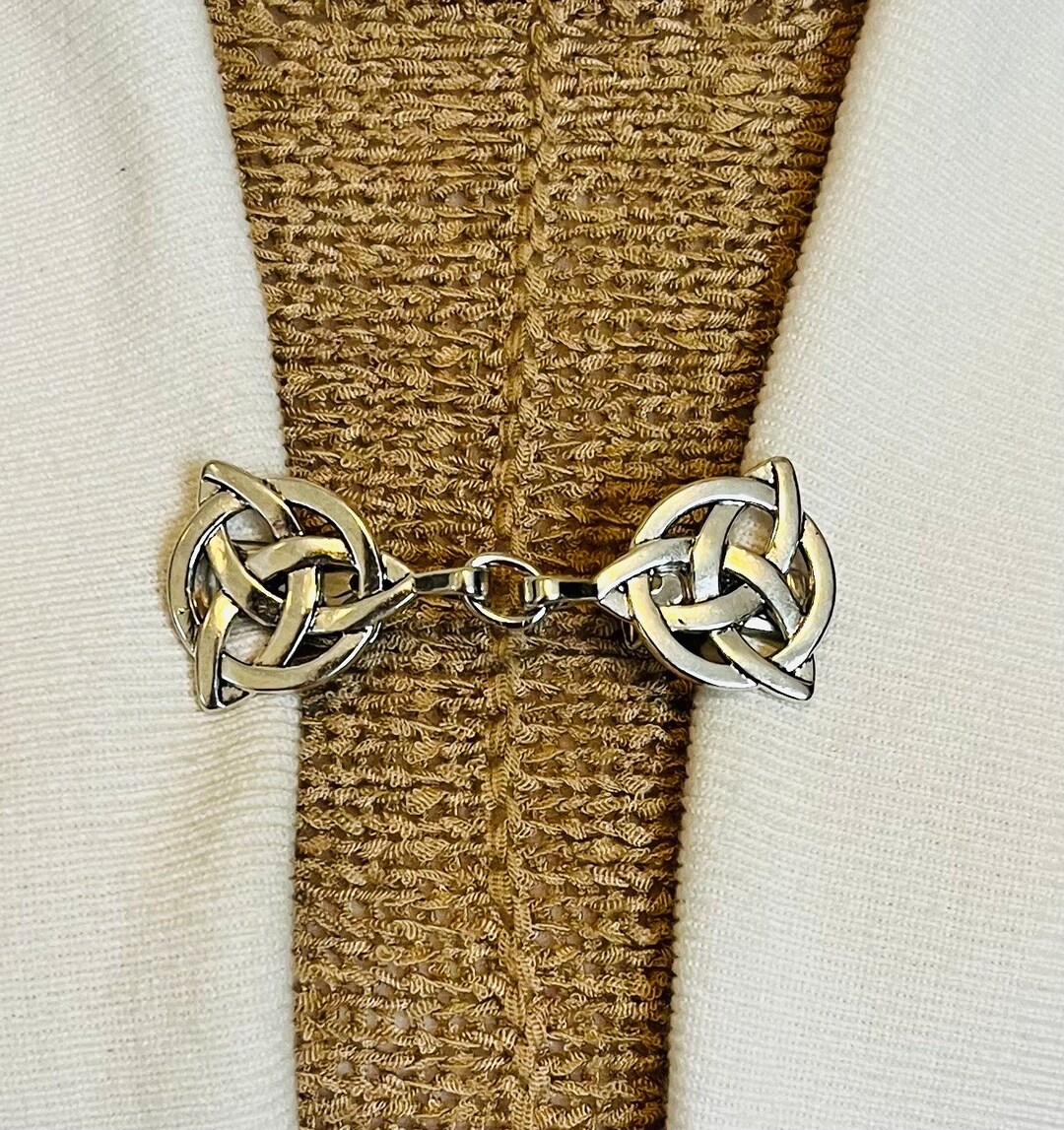 Celtic Sweater Clip Sweater Clasp Cardigan Clip Sweater Closure Sweater ...
