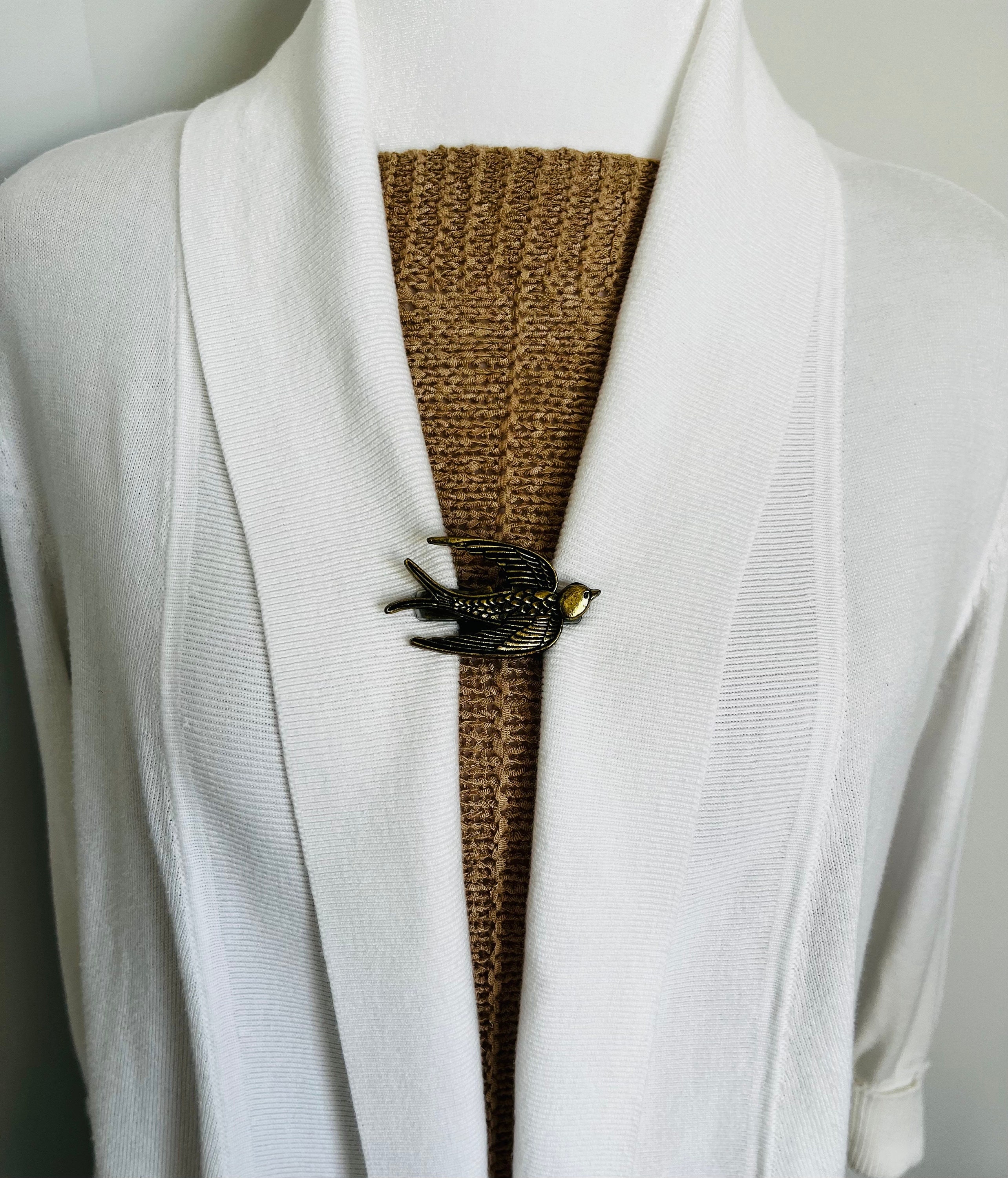 Sweater Clips Bird Sweater Clip Cardigan Clasp for Sweater Guard ...